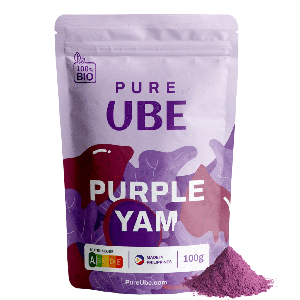 Ube Latté : Poudre d'Ube véritable 100% bio garantie
